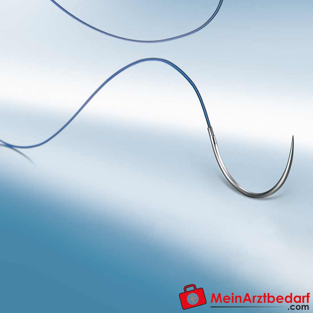 B. Braun Dafilon® non-absorbable suture material (blue, 6/0)