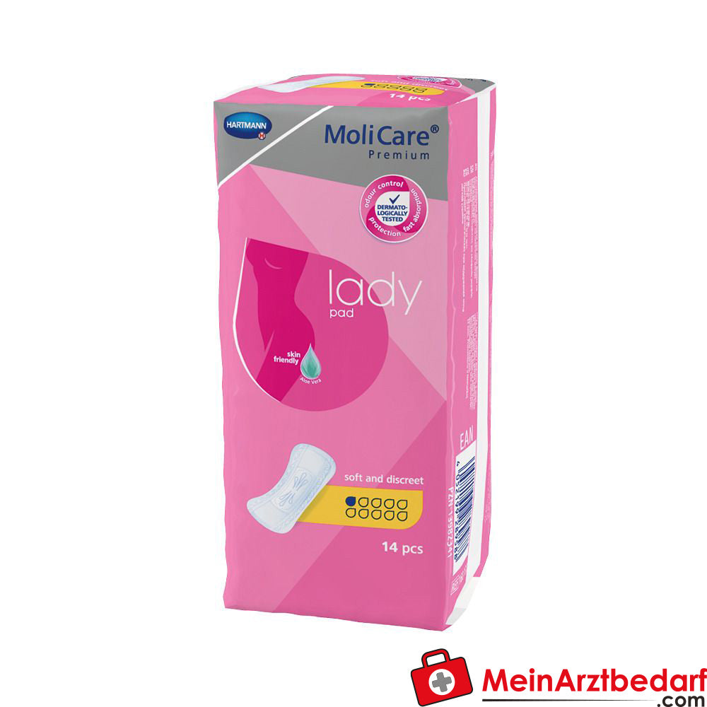 MoliCare Premium Lady Pad 1 Tropfen Damenbinde Inkontinenzeinlage ...