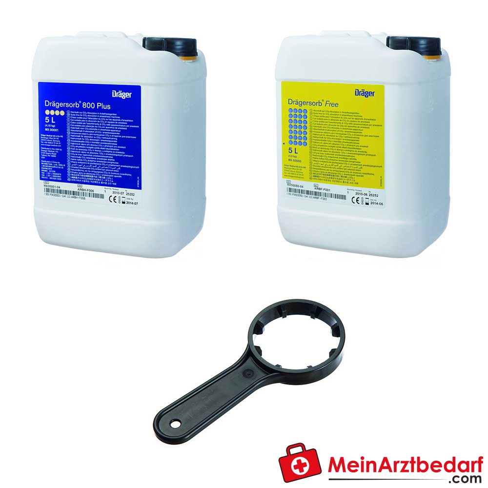 Dräger Drägersorb 800+ Atemkalk 5 l, 2 St. – MeinArztbedarf.com