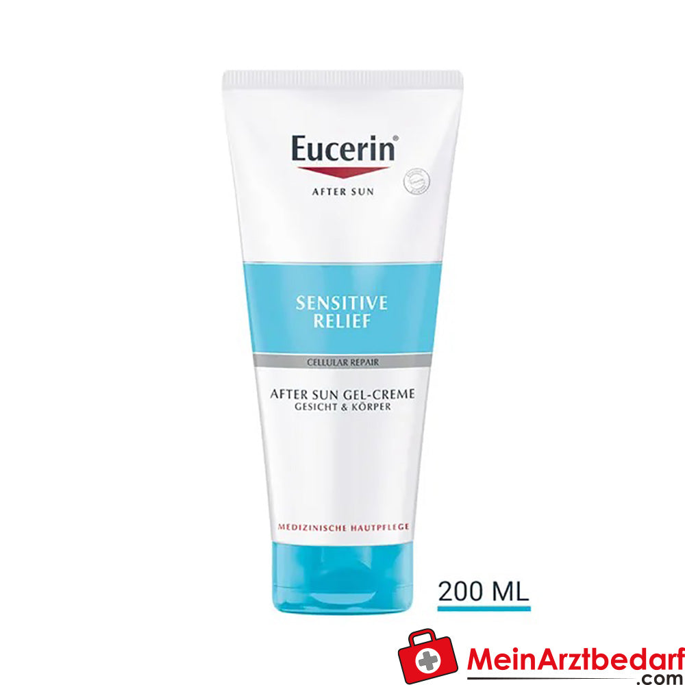 Eucerin® After Sun Sensitive Relief Gel-Cream - Ultra-light and cooling ...