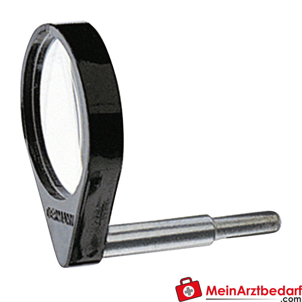 Swivelling magnifying glass, single
