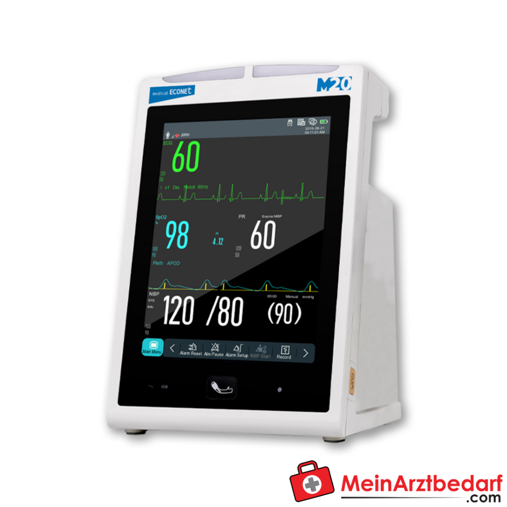 Medical Econet M20 EKG Vitalzeichen-Monitor – Präzise Messung von EKG ...