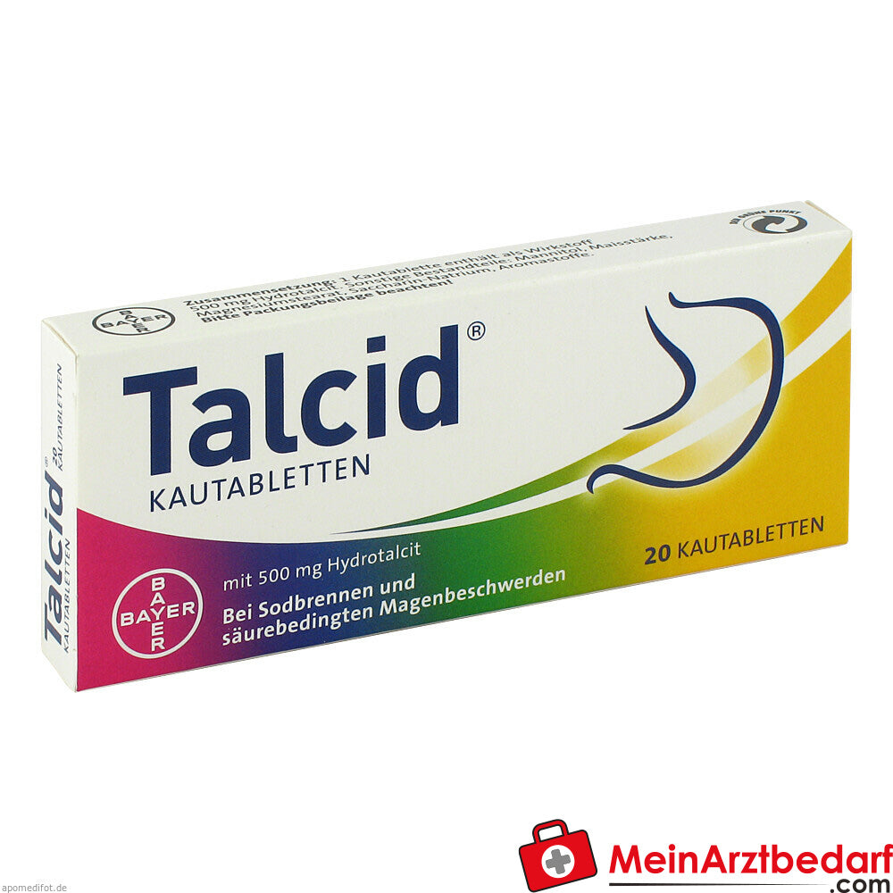 Talcid Kautabletten – Soforthilfe bei Sodbrennen | MeinArztbedarf.com