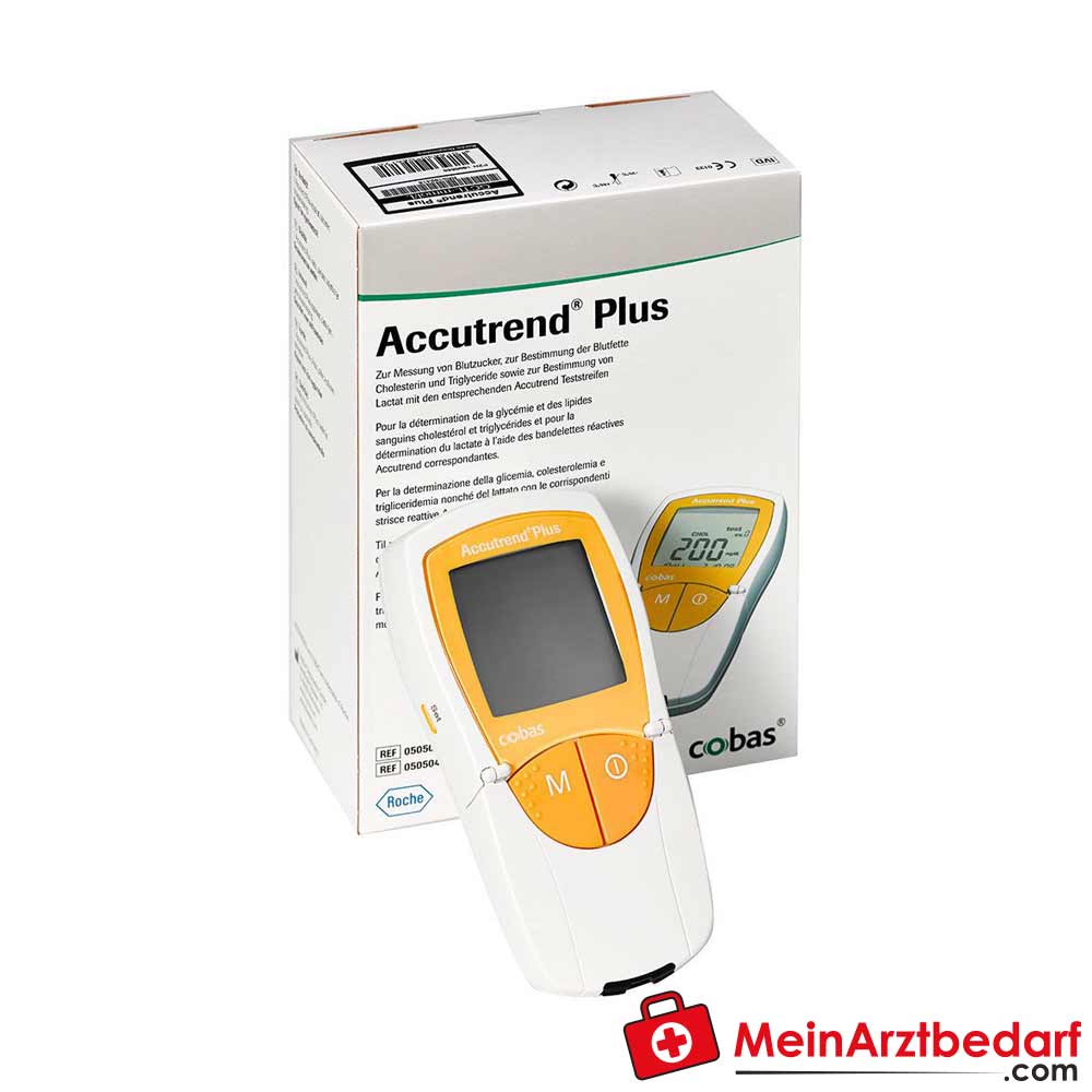 Accutrend Plus blood glucose meter from Roche
