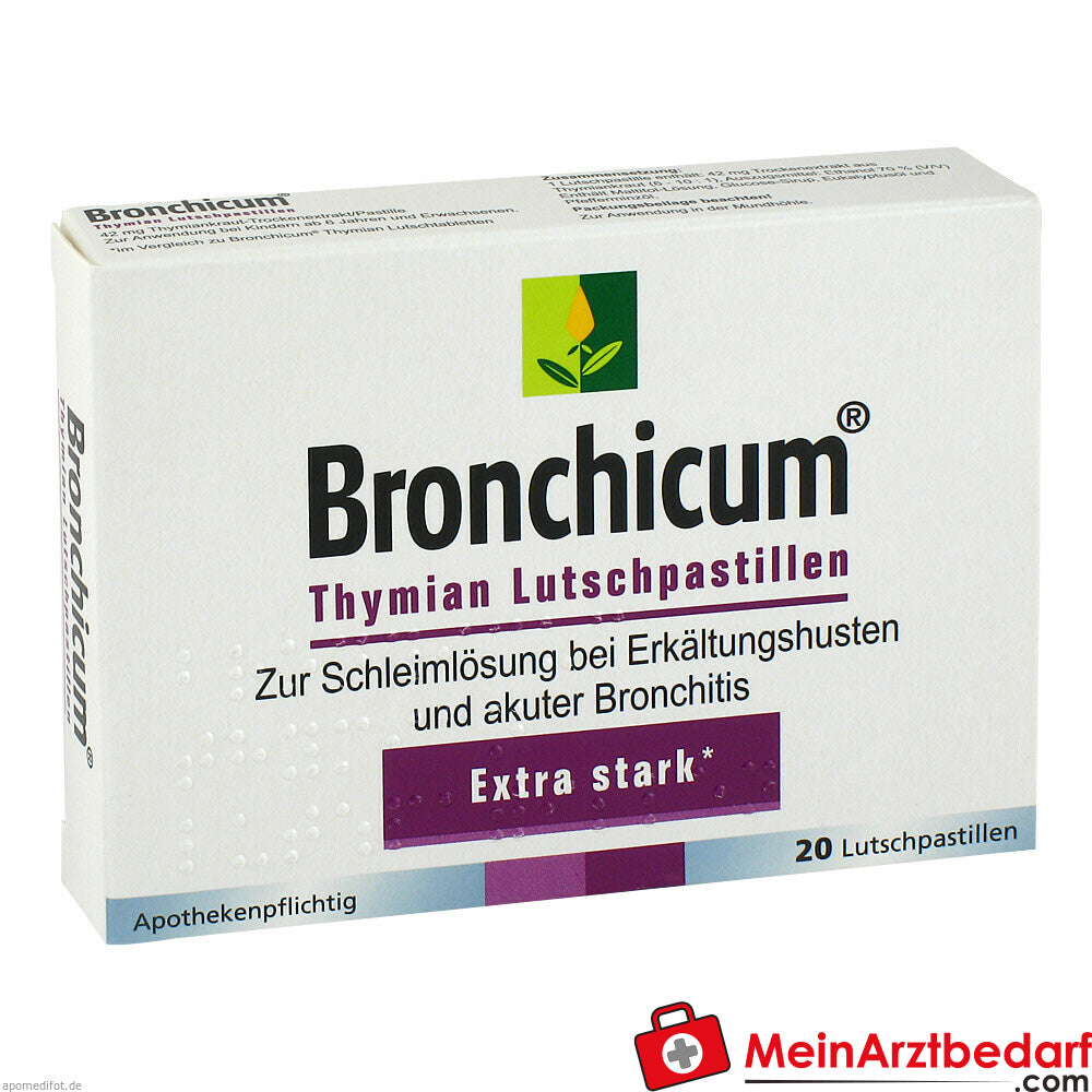 Bronchicum Thymian Lutschpastillen – Schnelle Linderung & Wohlbefinden
