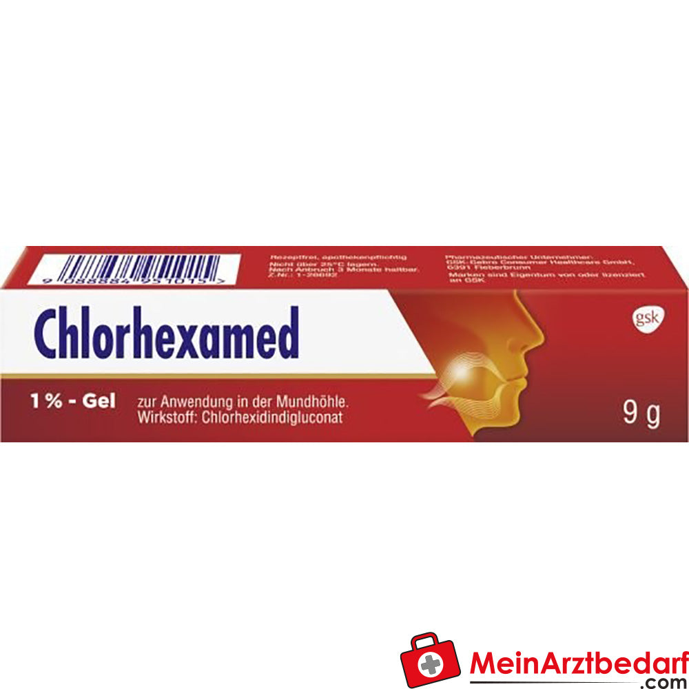 GSK-Gebro Chlorhexamed Direkt Gel 1% Chlorhexidin 9 g bei Gingivitis ...