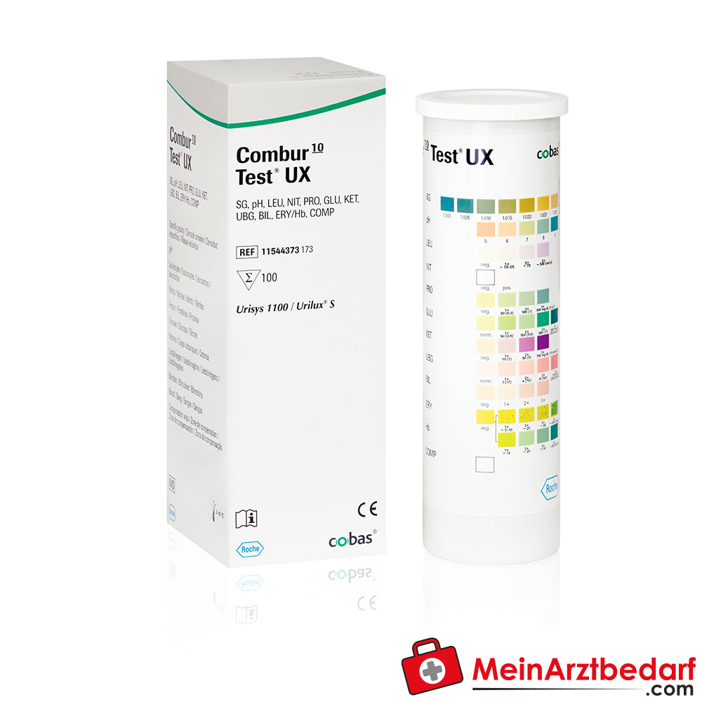Combur 10 Test UX, 100 Urinteststreifen | MeinArztbedarf.com